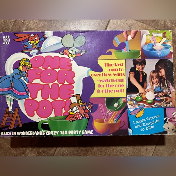 Denys Fisher | Toys | Vintage Alice In Wonderland Crazy Tea Party Board ...